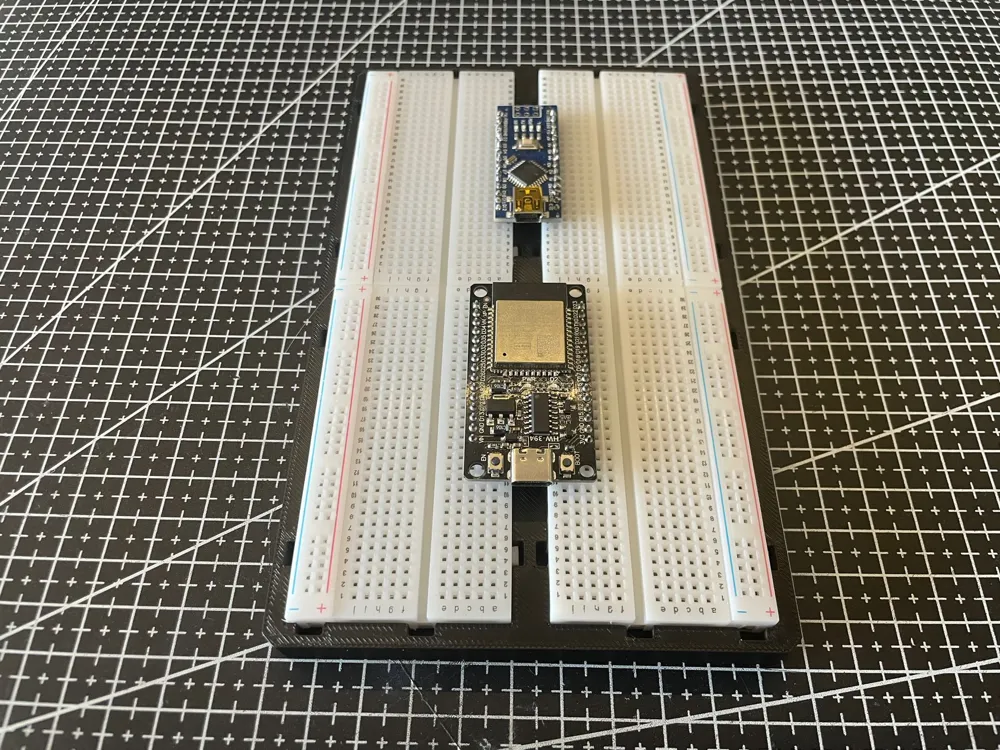 breadboard holder - fits esp32 and arduino by 3ddiydesigns MakerWorld ...