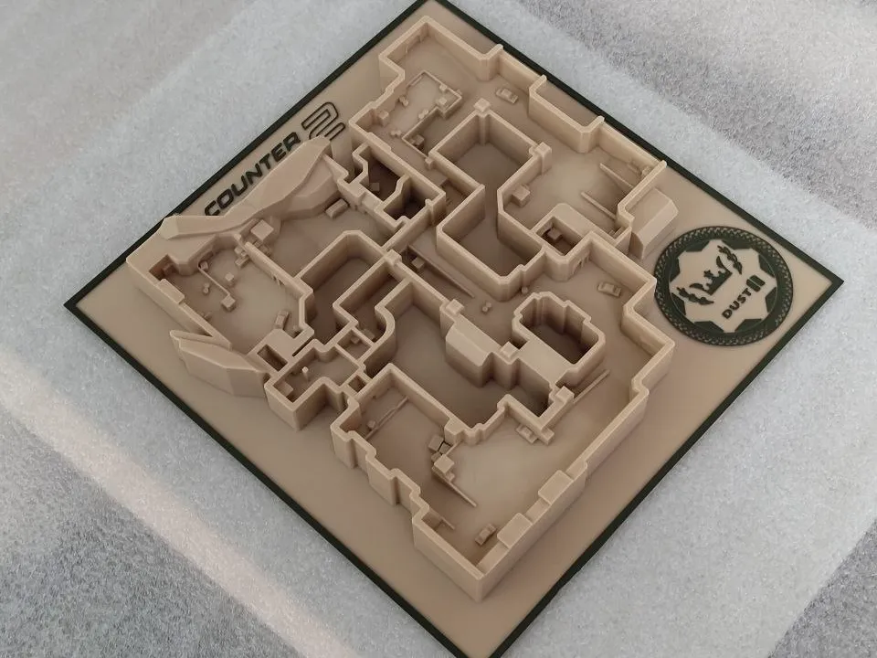 de_dust2 cs2 map - Free 3D Print Model - MakerWorld