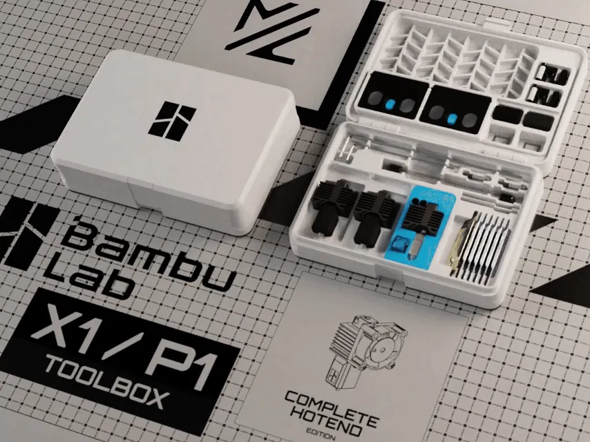 X1C - P1S Toolbox // Complete hotend edition - Free 3D Print Model ...