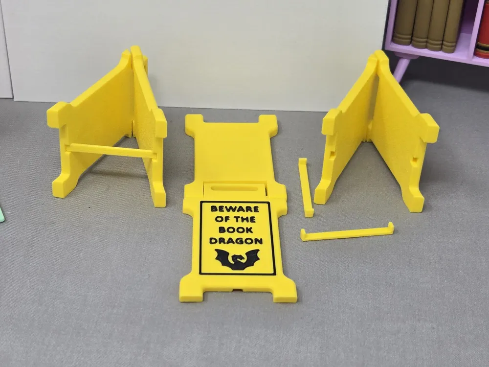 Book Lover Folding Sign by WhispersofLiterati MakerWorld: Download Free ...