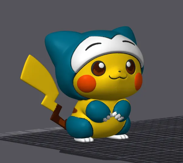 Pokemon Pikachu Relaxo – Kostenloses 3D-Druckmodell – MakerWorld
