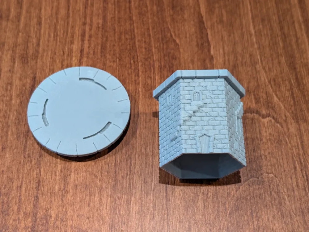 Magic Tower - Wandering Towers Expansion - Free 3D Print Model - MakerWorld