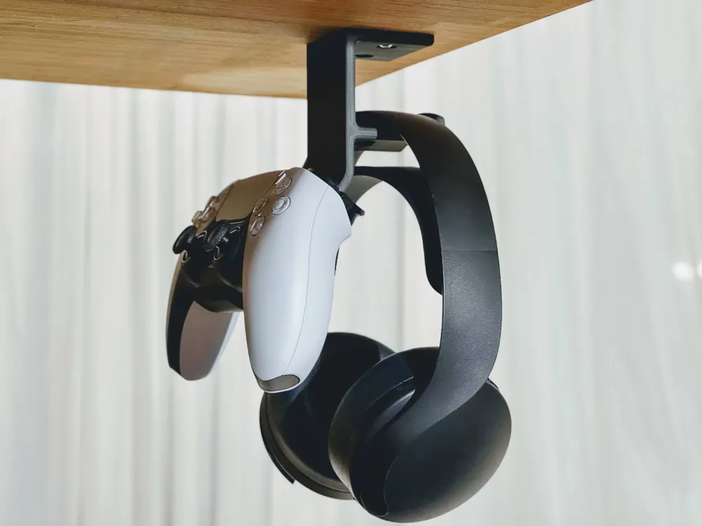 PS5 Controller & Headset Hanger Remixed by Nobuki Inoue - MakerWorld