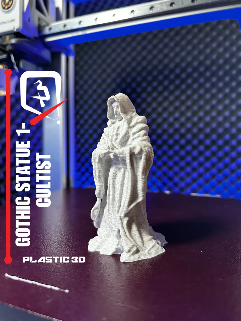 6 SUPPORTLESS GOTHIC STATUES by Plastic3DMakerWorld: Download Free 3D ...