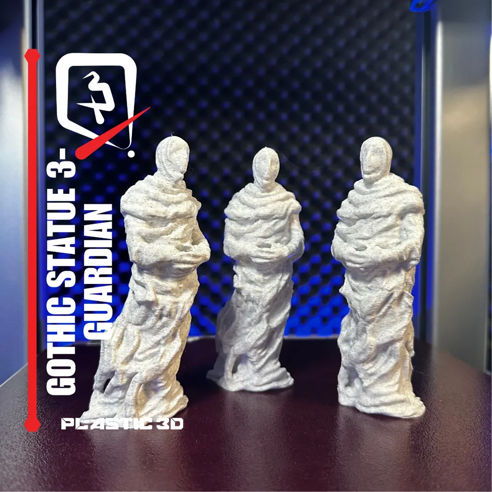 6 SUPPORTLESS GOTHIC STATUES by Plastic3DMakerWorld: Download Free 3D ...
