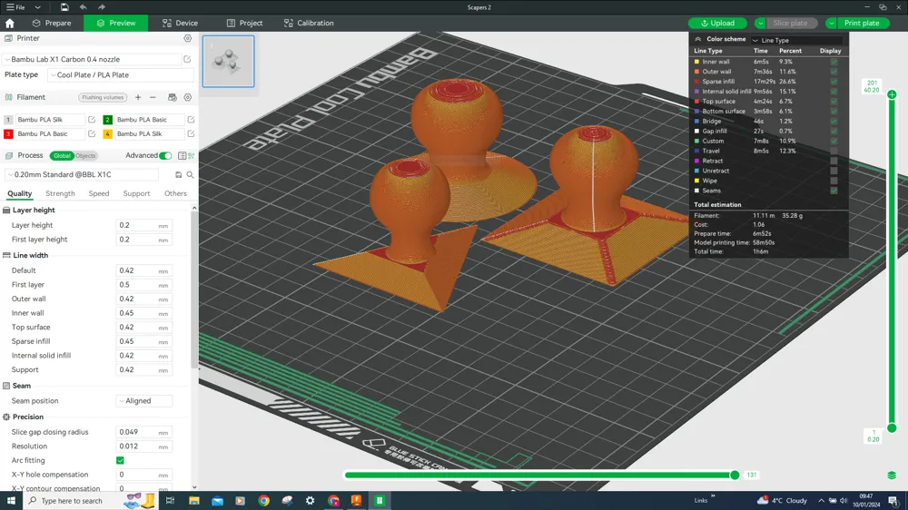 Build Plate Mini Scrapers x 3 by kevr102 - MakerWorld