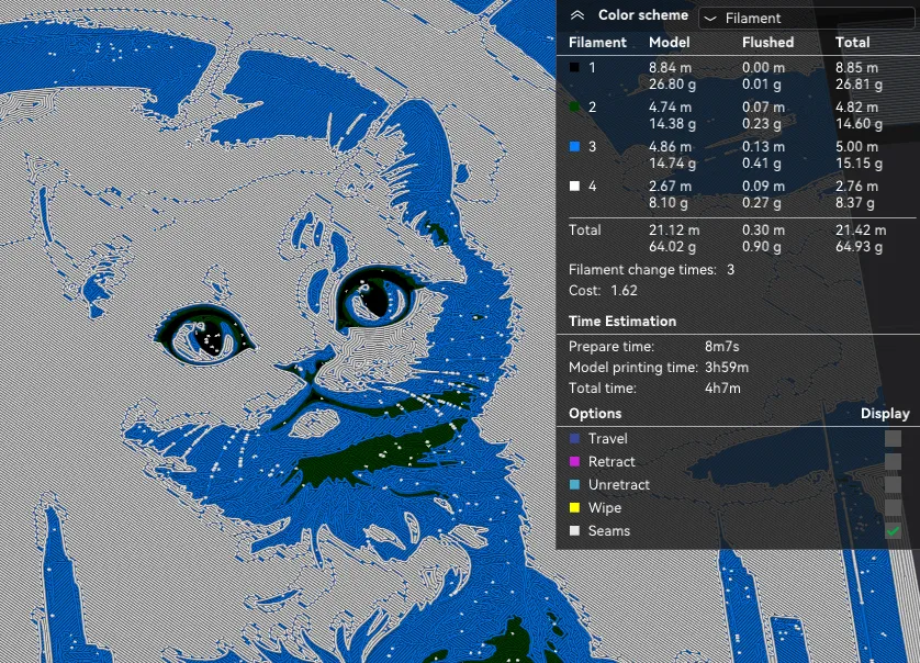 2DArt : Hapi The Happy Cat by StatusD112 - MakerWorld