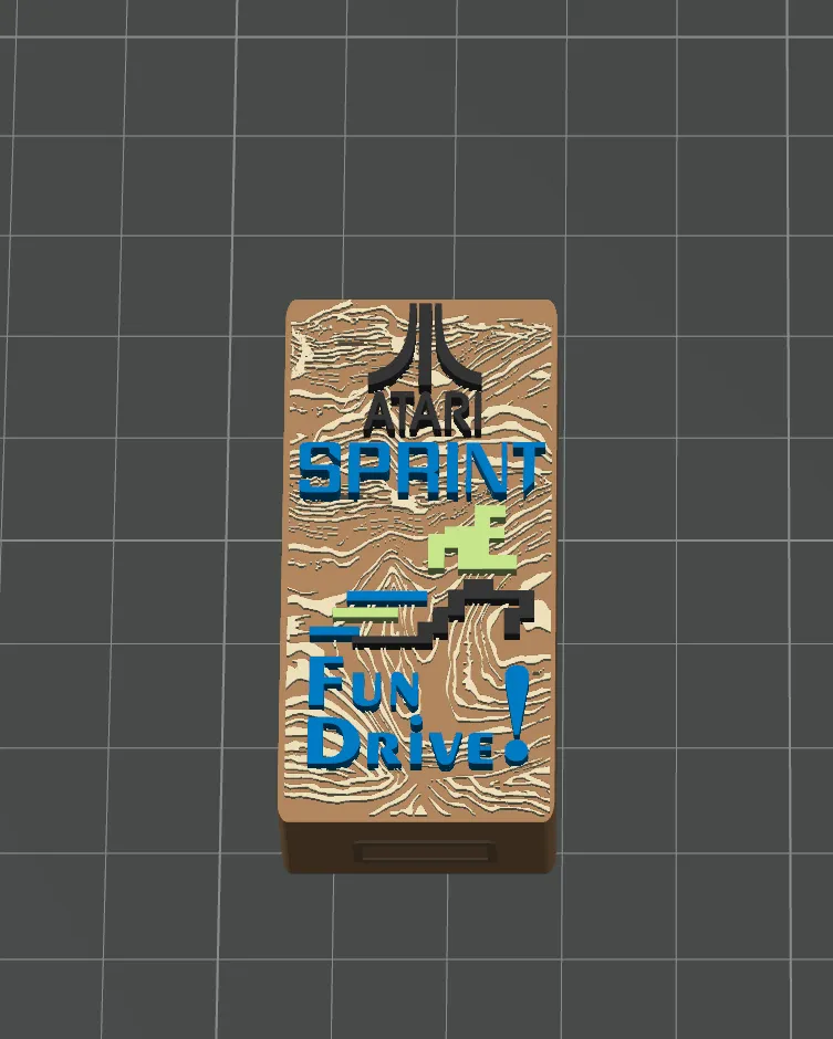 Intellivision Sprint-USB Fun Drive Cover - Free 3D Print Model - MakerWorld