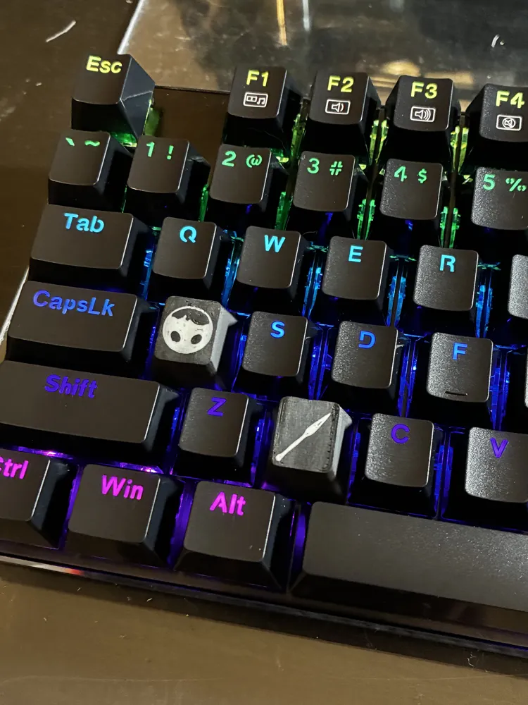 Hollow knight keycaps by something MakerWorld: Download Free 3D Models