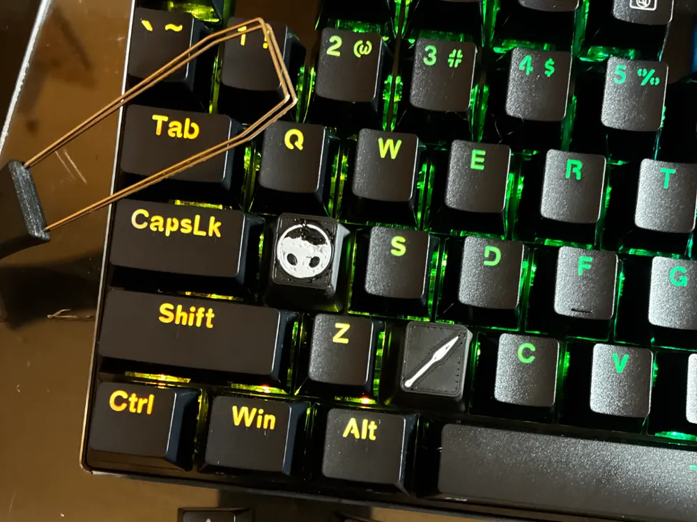 Hollow knight keycaps by something MakerWorld: Download Free 3D Models