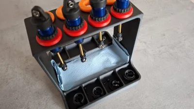 RC Shock Stand With trays, (8 shocks) by PV90 MakerWorld: Download Free ...