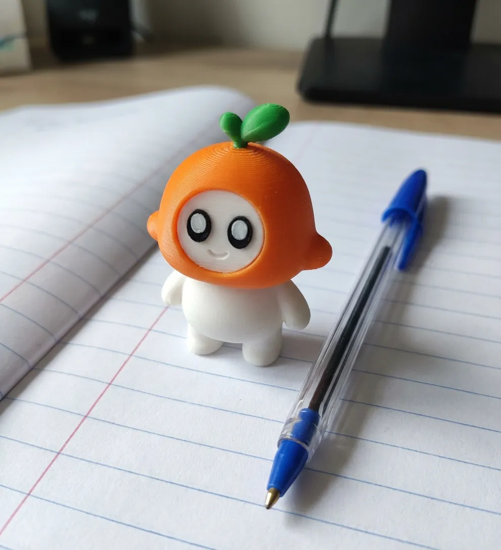 Sweet Orange Guy - Free 3D Print Model - MakerWorld