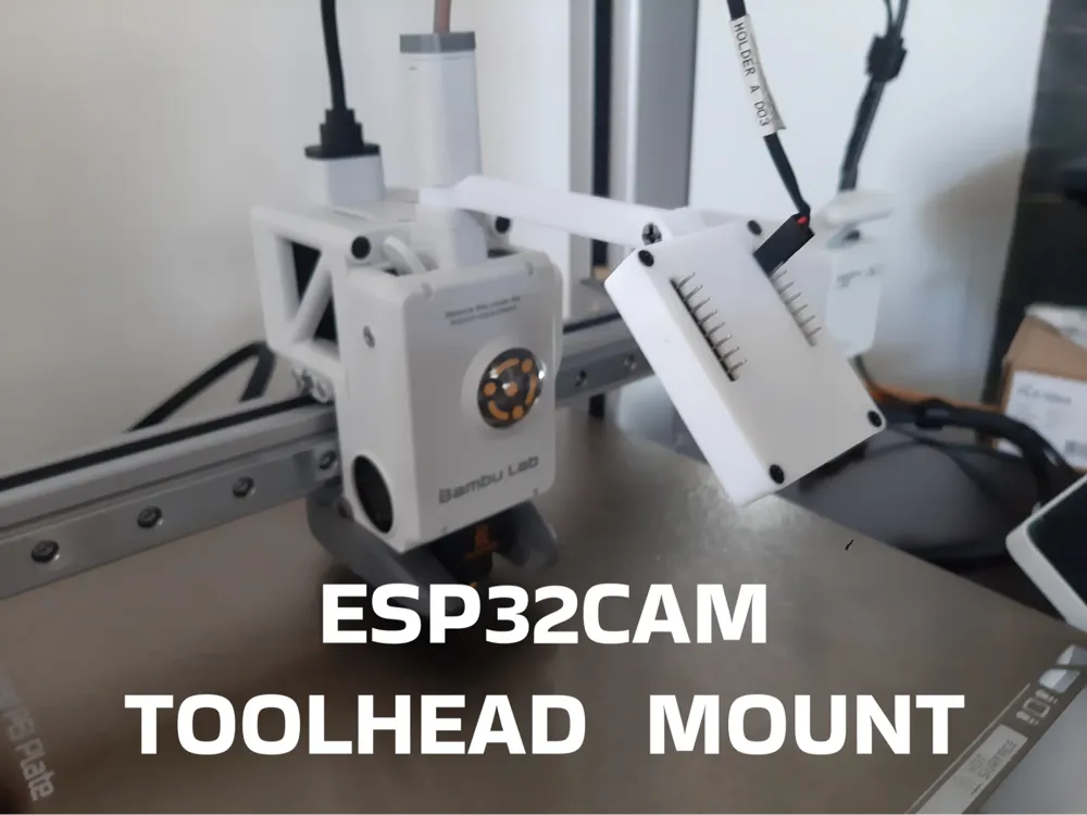 ESP32 CAM A1 & A1 mini Toolhead / Extruder mount - Free 3D Print Model ...