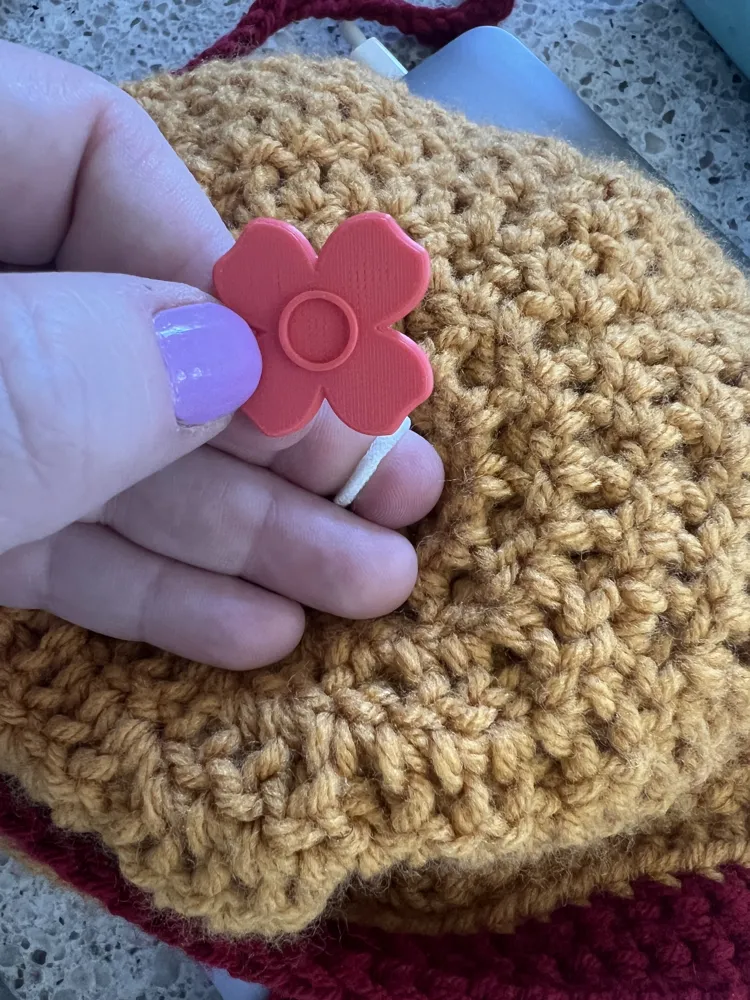 Pom Pom Keeper - Flower - Free 3D Print Model - MakerWorld