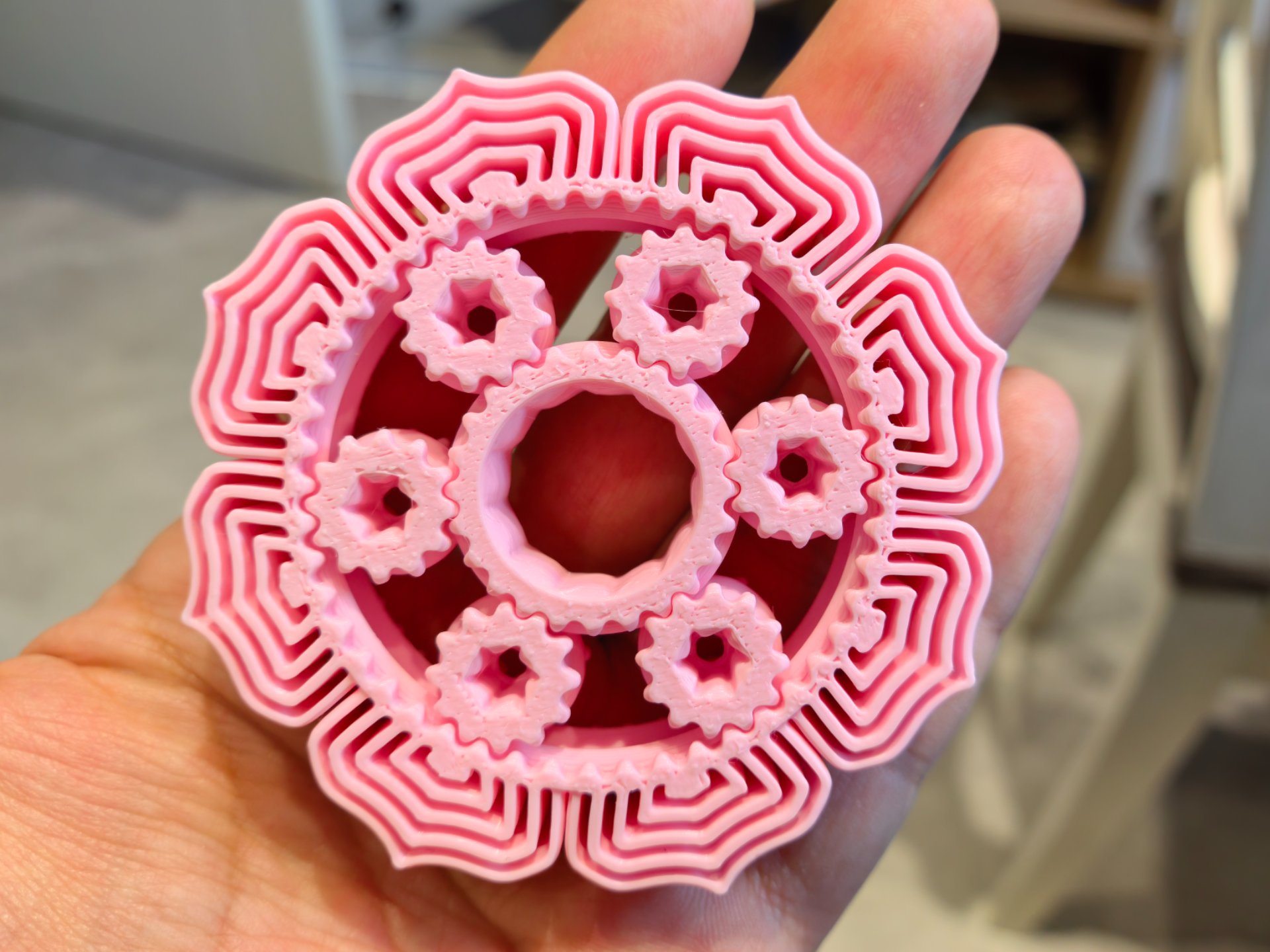 Eight-petal lotus auspicious blessing - heavy-duty planetary gear ...