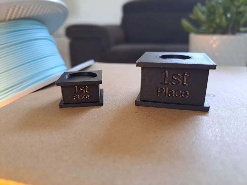 Parametric trophy base - Free 3D Print Model - MakerWorld