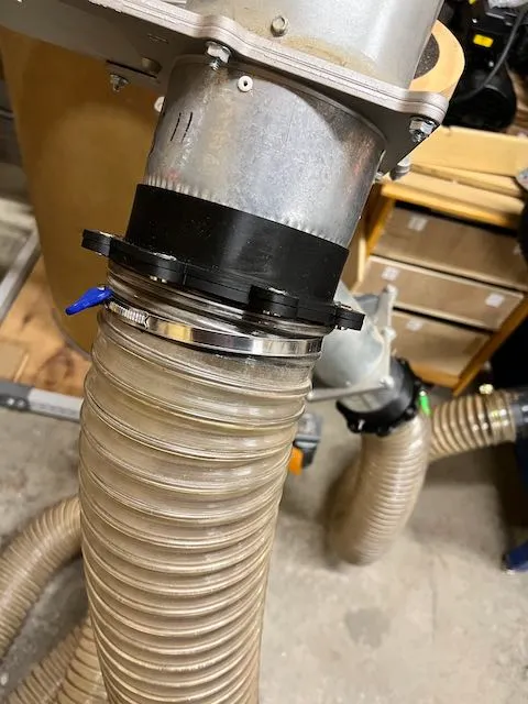 Dust collector port with 10mm by 2.5mm magnets by en123shopping ...