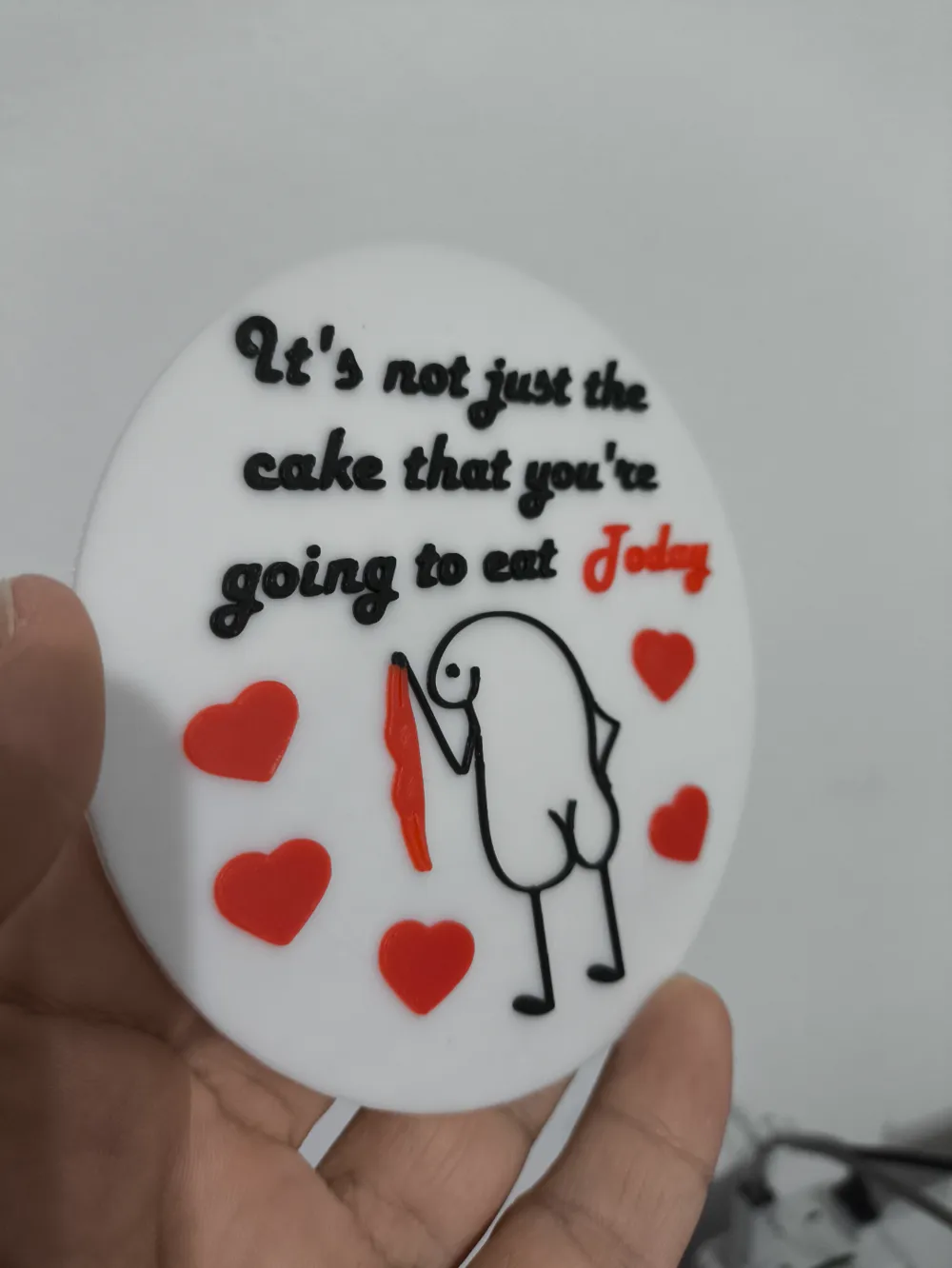 Gift Coaster Love - Custom Text by AlemDeIdeias3DMakerWorld: Download ...