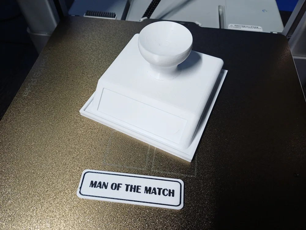 Trophy Name Plate - Customizable Award Plaque V2 - Free 3D Print Model ...