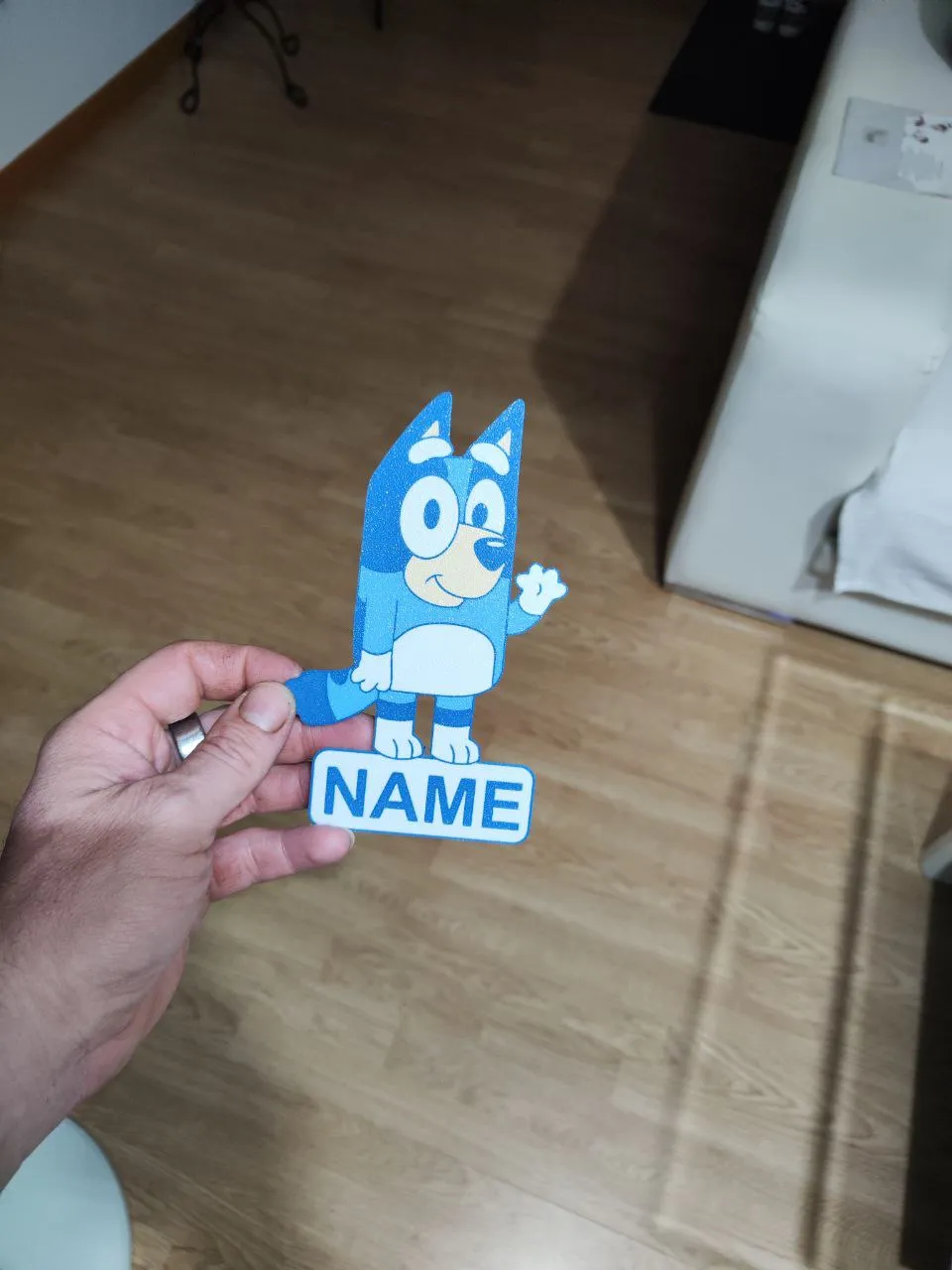 BLUEY - YOUR NAME - Free 3D Print Model - MakerWorld
