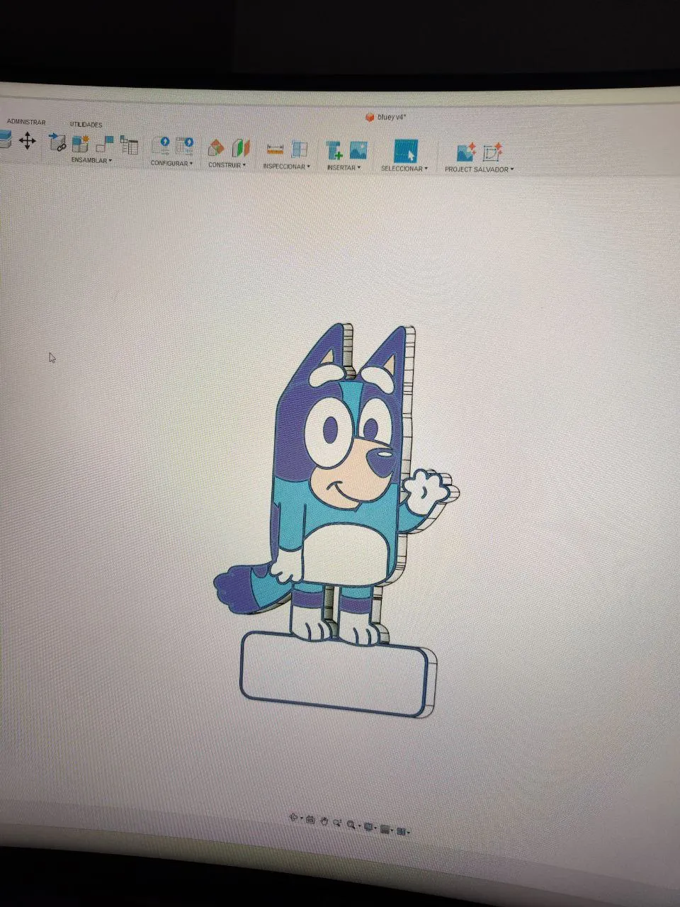 BLUEY - YOUR NAME - Free 3D Print Model - MakerWorld