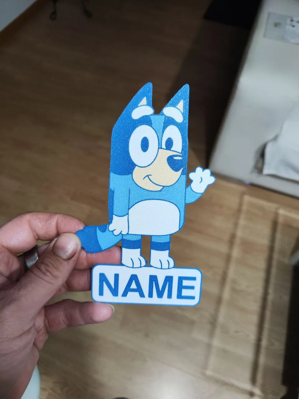 BLUEY - YOUR NAME - Free 3D Print Model - MakerWorld