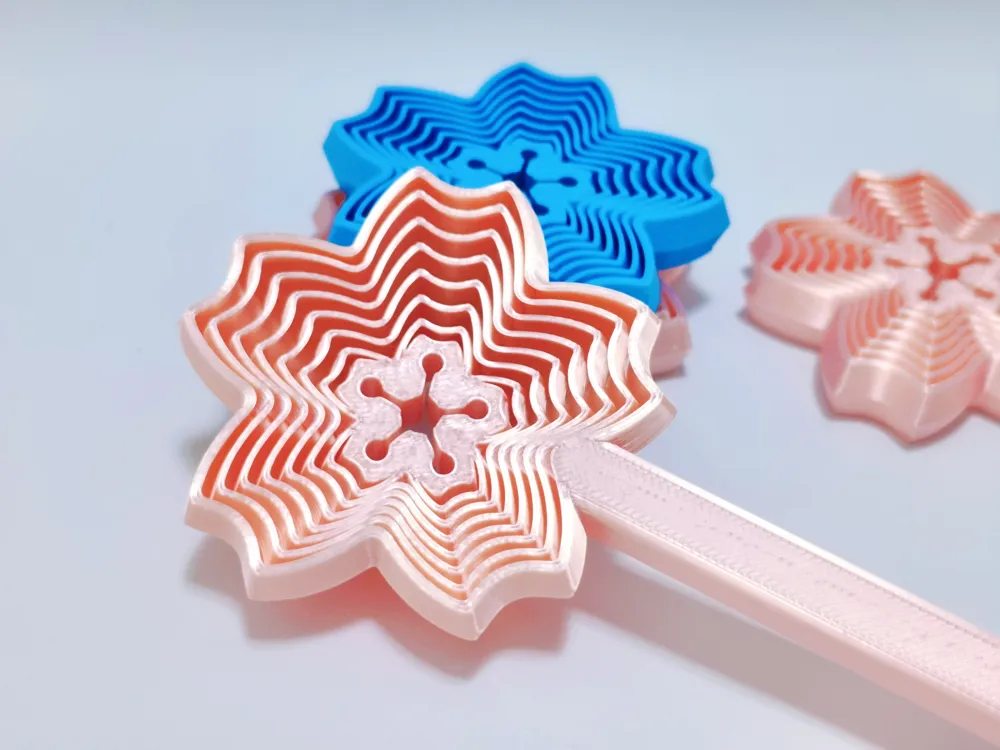 Cherry Blossom Radish Fidget Clapper - Free 3D Print Model - MakerWorld
