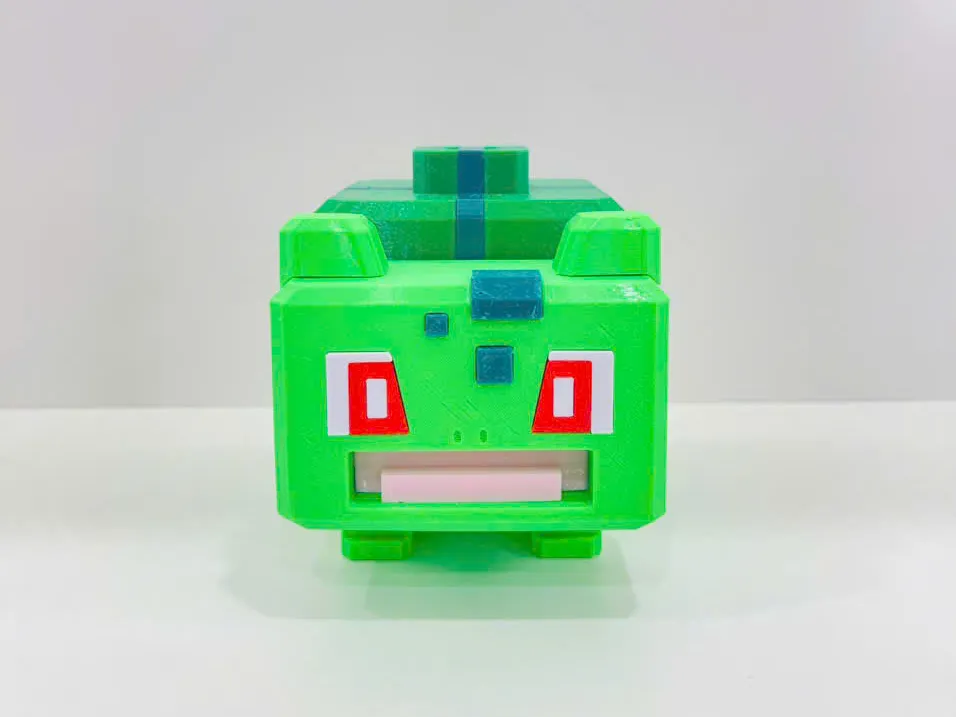 Bulbasaur Pokemon Voxel Multipart - Free 3D Print Model - MakerWorld