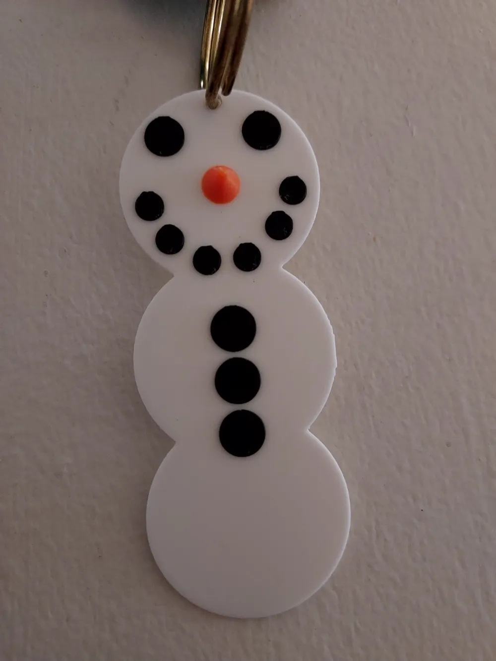 Snowman Keychain by 3D Printer Lord - MakerWorld