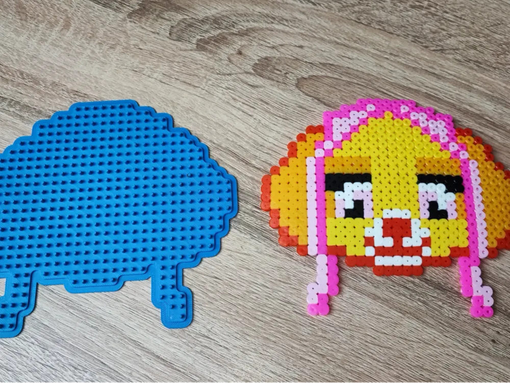 Paw Patrol Skye Hama Pearls beads plate by sasso - MakerWorld
