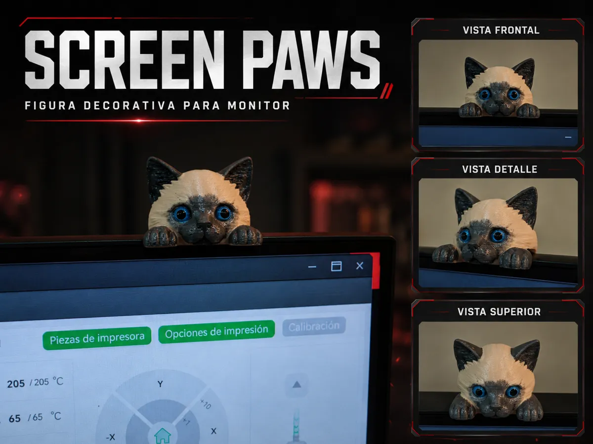Gato Siamés Cat Siamese - Free 3D Print Model - MakerWorld