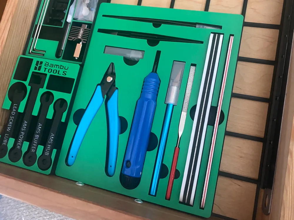 Gridfinity model makers tool holder by HBRDesigns - MakerWorld