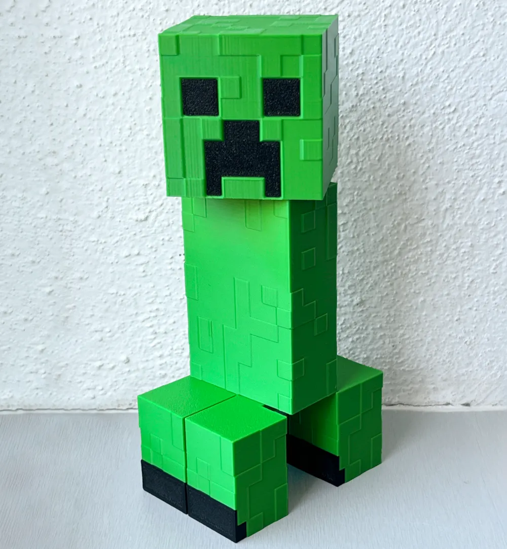 Minecraft Creeper Toy Positionable By Mat3d Makerworld