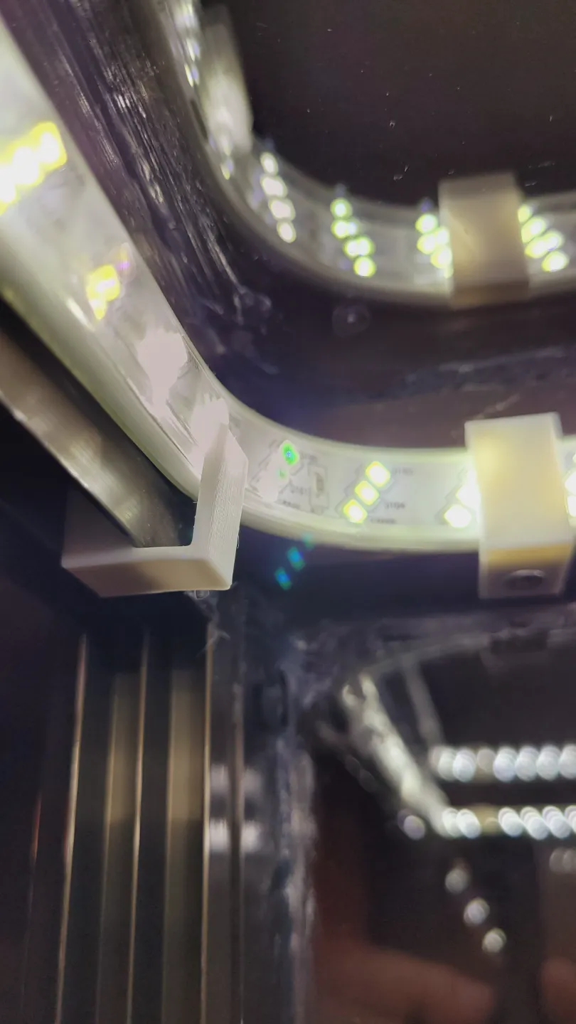 Clip For LED Strip Glass Plug In by MohamedBarnieh - MakerWorld