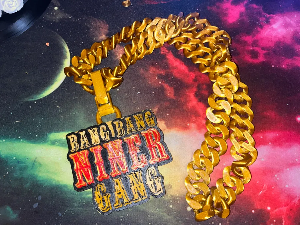 San Francisco 49ers BANG BANG NINER GANG Chain! - Free 3D Print Model ...