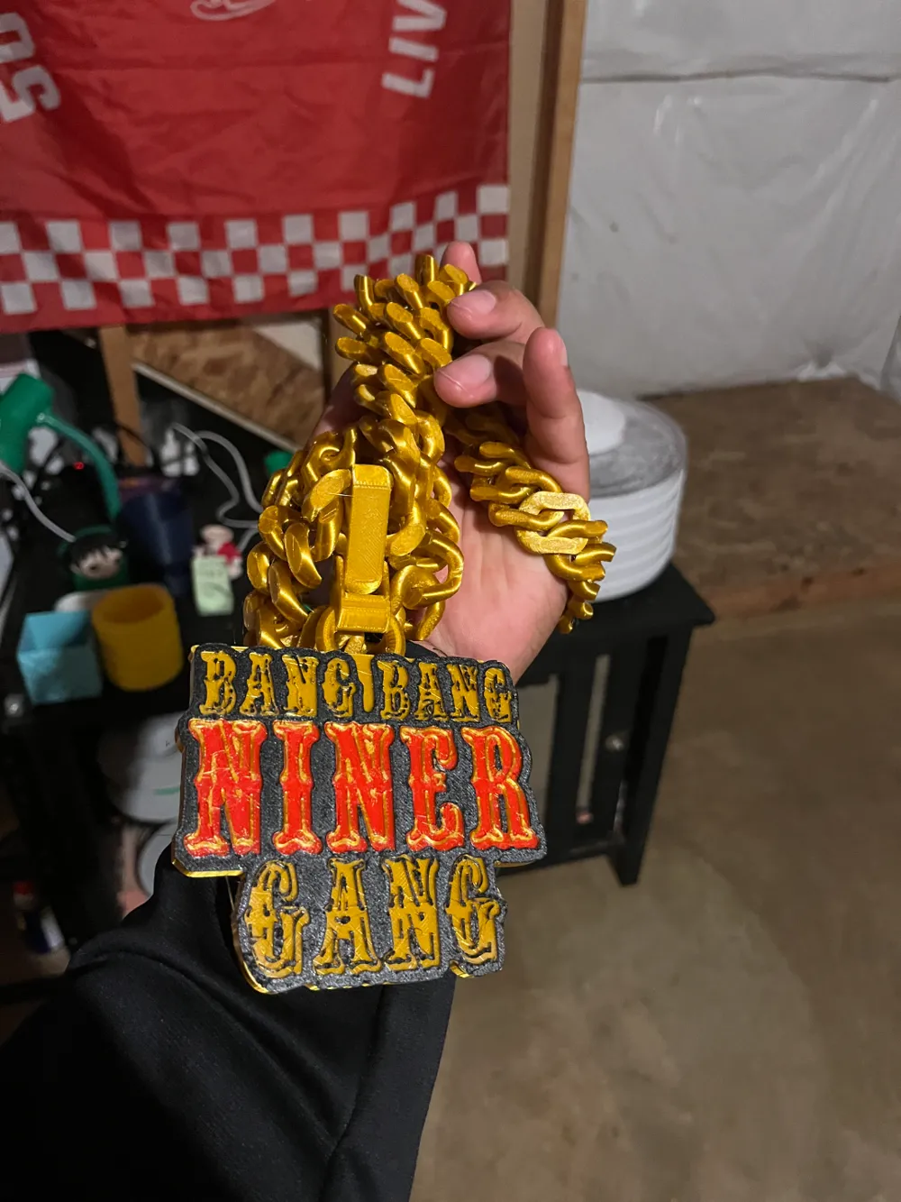 San Francisco 49ers BANG BANG NINER GANG Chain! - Free 3D Print Model ...