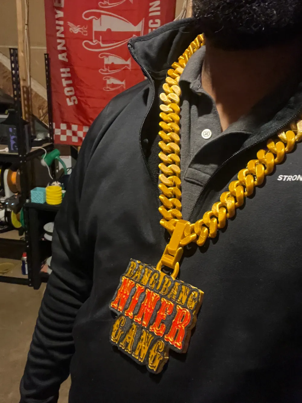 San Francisco 49ers BANG BANG NINER GANG Chain! - Free 3D Print Model ...