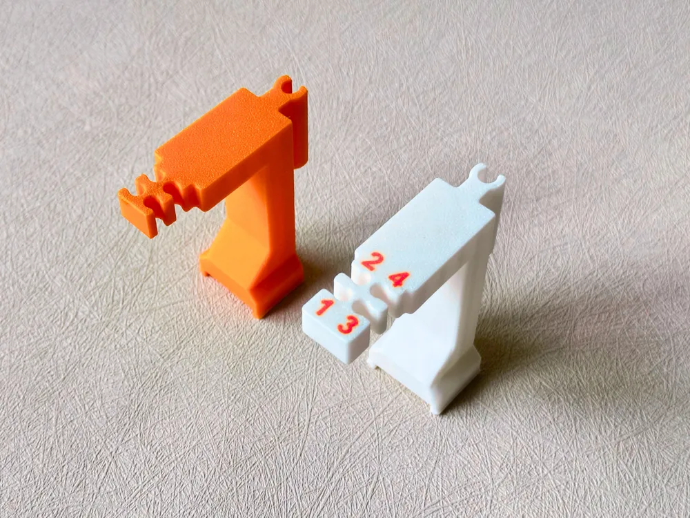 Numbered PTFE Cable Guide for A1 Series by TuTu MakerWorld: Download ...