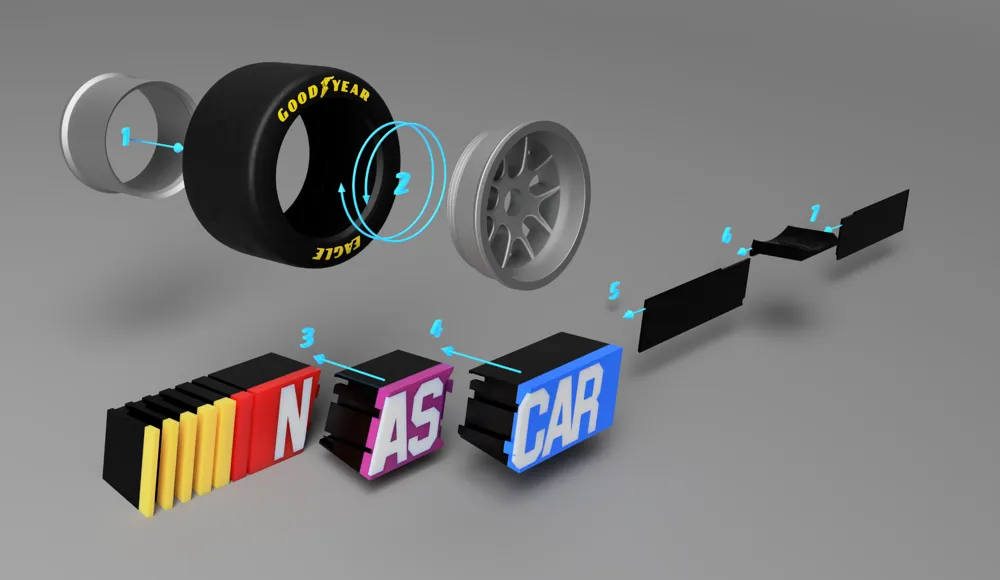 Tribute to NASCAR - Free 3D Print Model - MakerWorld