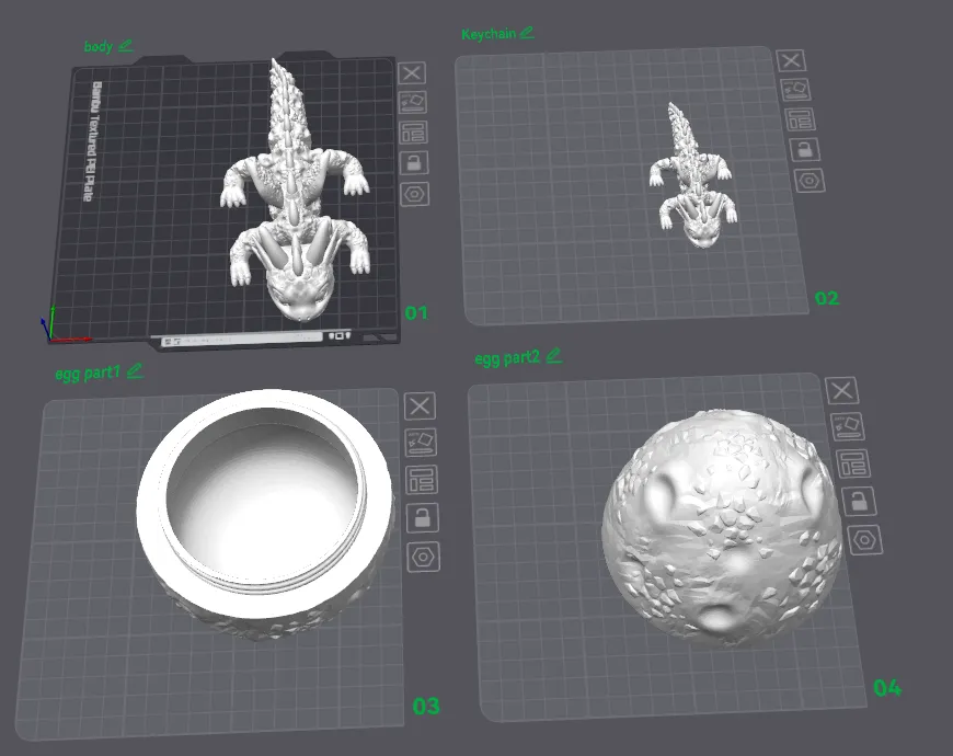 ¡Dragón en su huevo! - Modelo de impresión 3D gratuito - MakerWorld