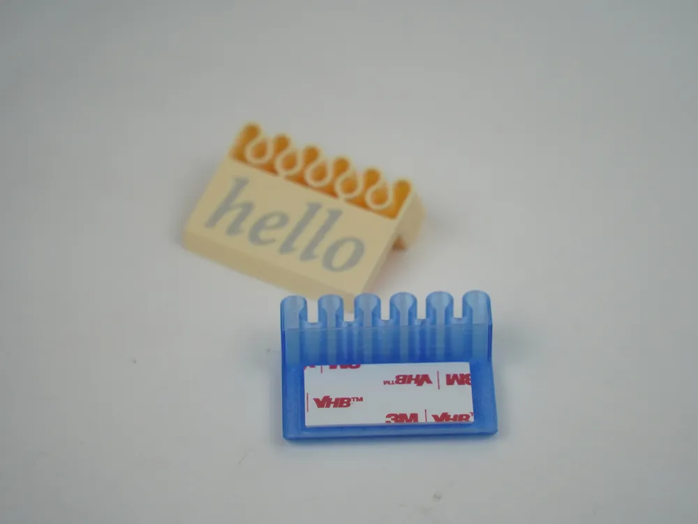 Table side data cable clamp Lite - Free 3D Print Model - MakerWorld