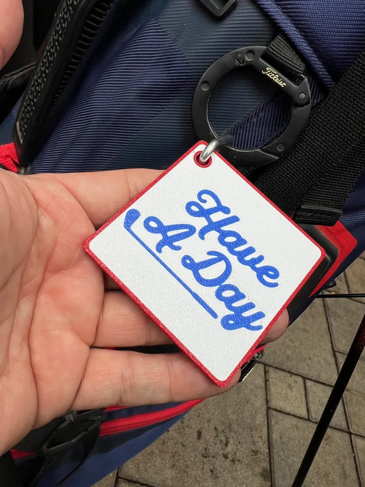 Golf Bag Tags (YOUTUBE & Brands) - Free 3D Print Model - MakerWorld