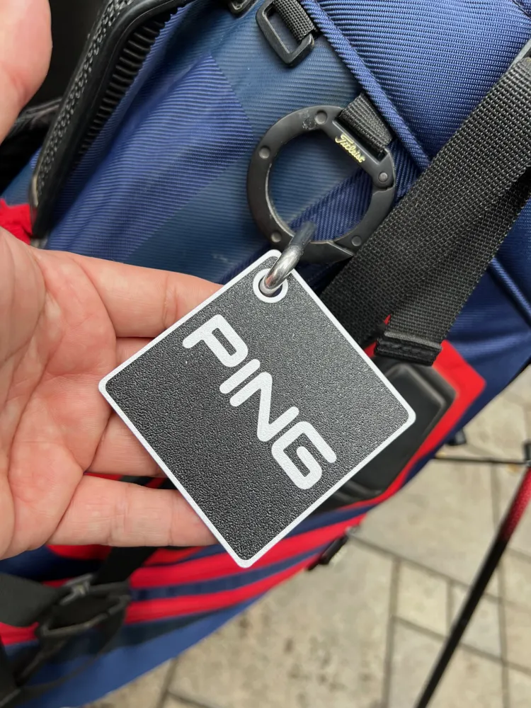 Golf Bag Tags (YOUTUBE & Brands) - Free 3D Print Model - MakerWorld