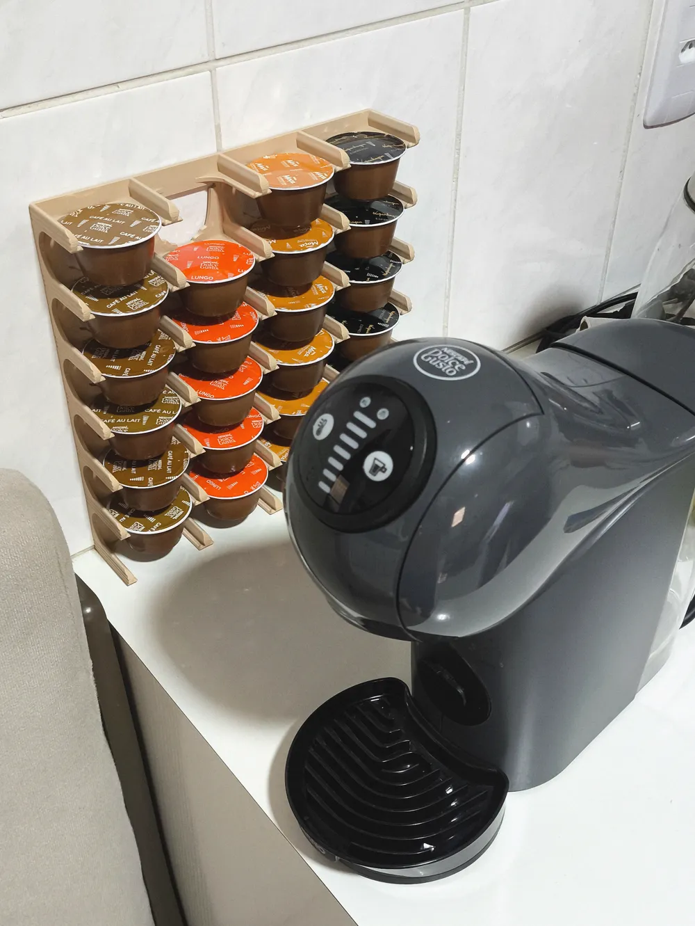 Capsule Holder (Wall/Countertop) - Dolce Gusto - Free 3D Print Model ...
