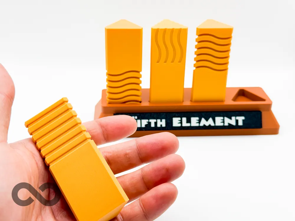 Fifth Element - Elements & Display Stand - Free 3D Print Model - MakerWorld