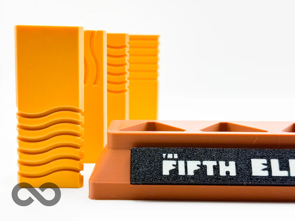 Fifth Element - Elements & Display Stand - Free 3D Print Model - MakerWorld