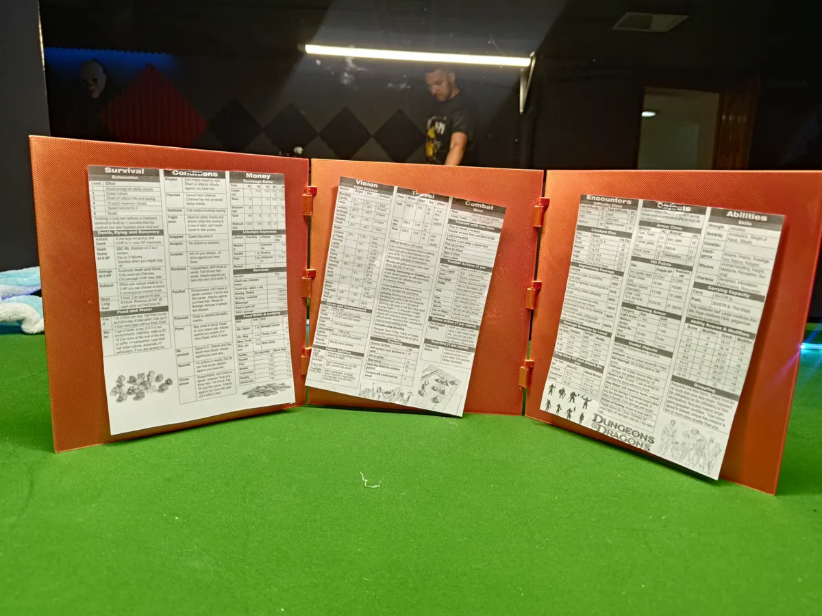 Tela de DM de D&D - Modelo gratuito para impressão 3D - MakerWorld