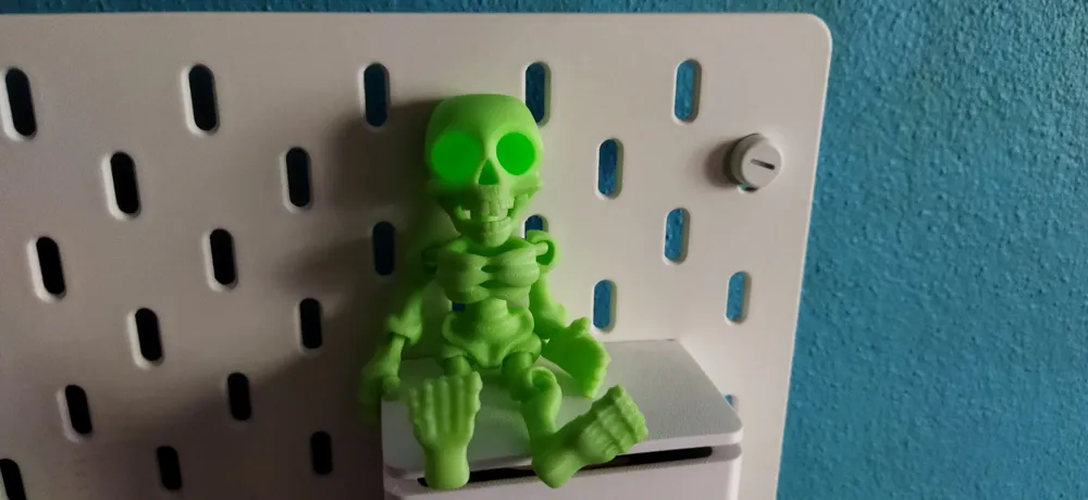 Big Flexi Skeleton Smile Magnet - Free 3D Print Model - MakerWorld
