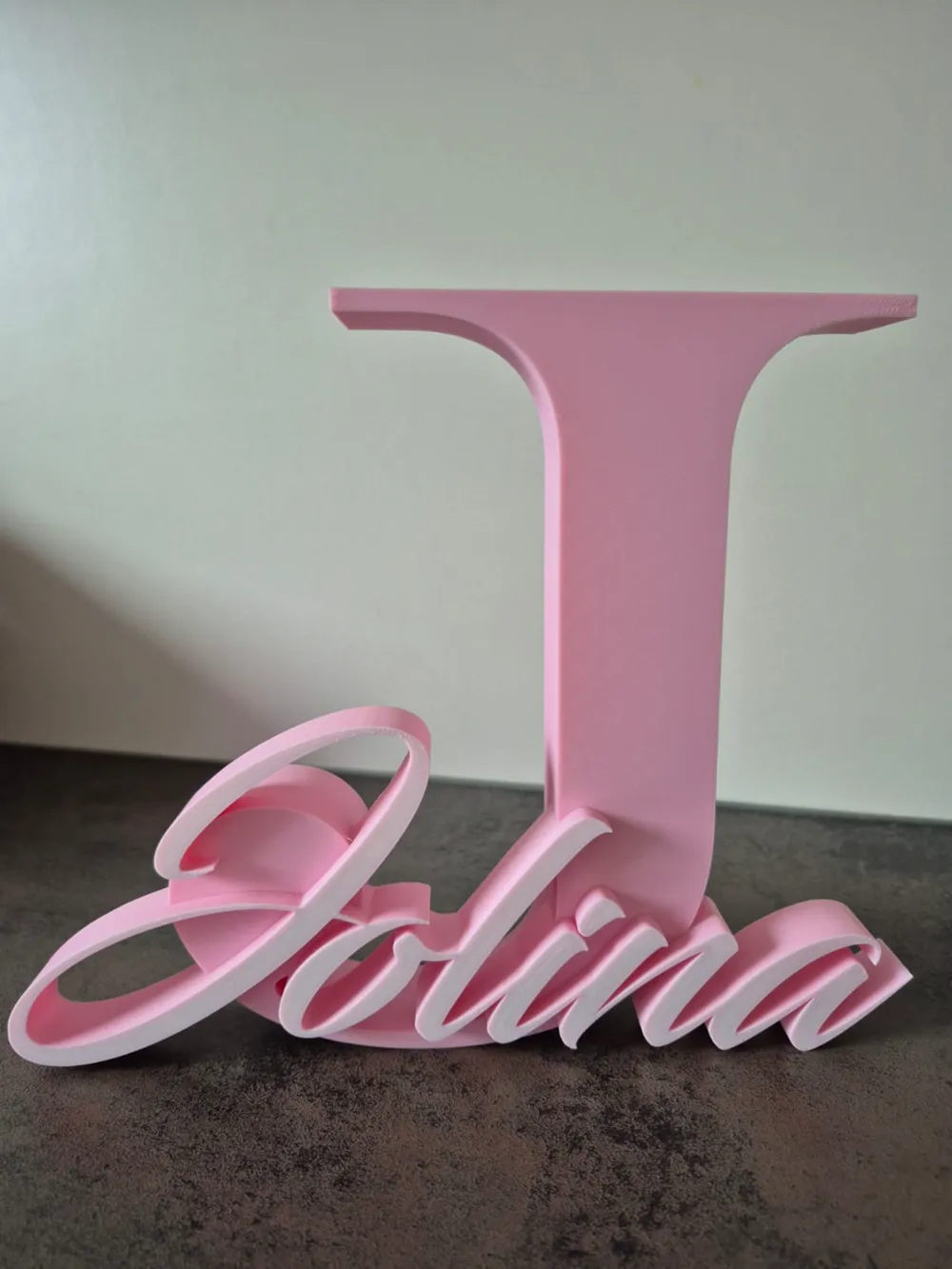 Letter with Name Jolina by @LEXMakerWorld: Download Free 3D Models