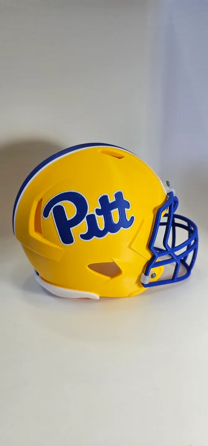 Pitt Football Helmet by animuL67 - MakerWorld